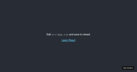 react esbuild starter codesandbox