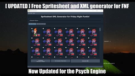 [updated tutorial] how to use the spritesheet and xml generator for