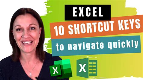 10 excel shortcut keys to navigate faster plus cheat sheet youtube
