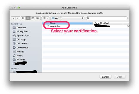 create custom name self signed certificate using