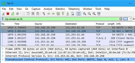 how to use wireshark to capture filter and inspect packets
