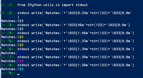 python how to enable output text highlighting in ipython on windows