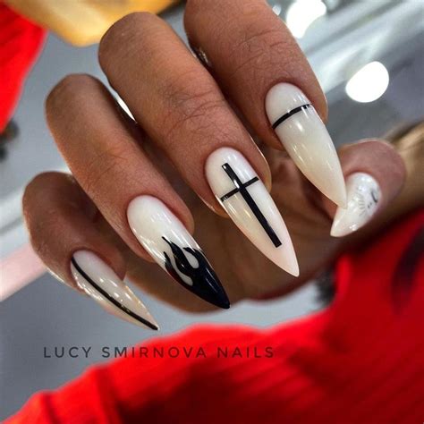 Witchy Nails Goth Nails Edgy Nails Grunge Nails Swag Nails