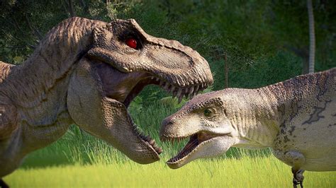 Giganotosaurus Vs T Rex Vs All Dinosaurs Deth Match Jurassic World
