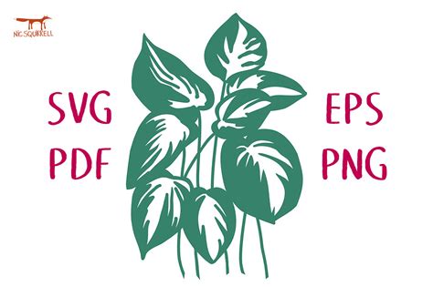 Variegated Leaves Papercut Svg Graphic By Nic Squirrell · Creative Fabrica
