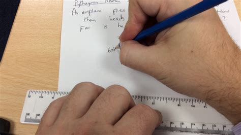 pythagoras theorem solving real life written problems