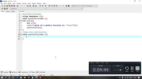 call by value in c with example youtube