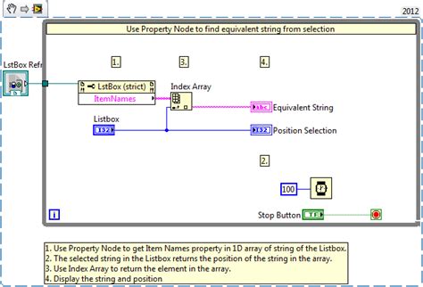 get string from listbox in labview ni community