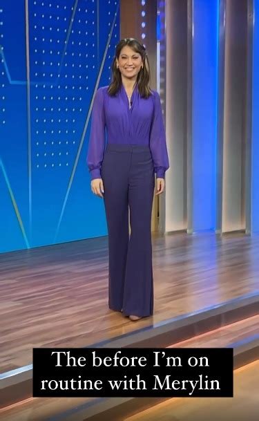 Gmas Ginger Zee Shows Off Fit Figure In Sexy Purple Pants And Matching