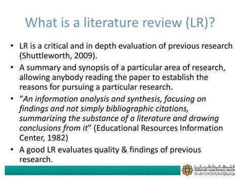 Introduction To Systematic Literature Review Method By Julie Henderson