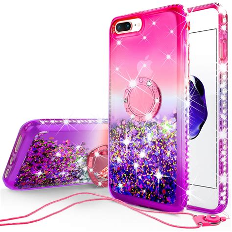 Iphone Se 2020 Iphone 8 7 Case Liquid Floating Quicksand Glitter