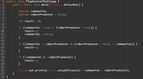 flow control java challenge java challengers