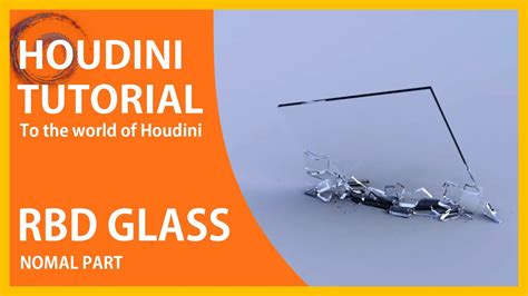 [houdini tutorial] rbd broken glass for beginners easy to
