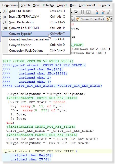 translating code from c to delphi stack overflow
