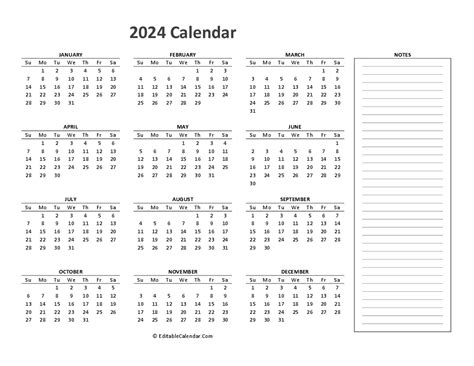Calendar 2024 Printable Free Jamima Selina