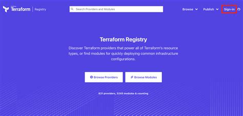 terraform module publishing