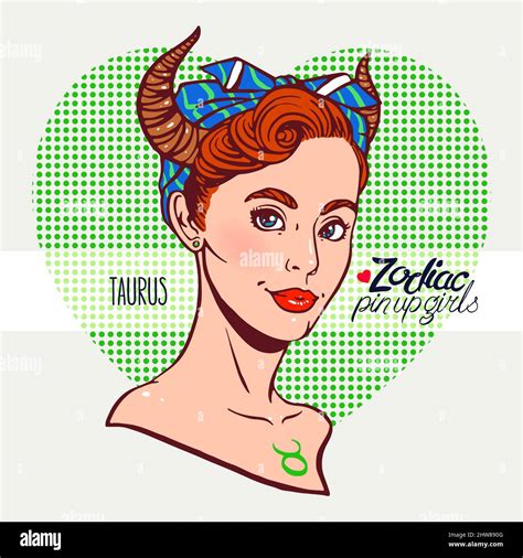 Zodiac Girl Taurus Stock Vector Illustration Of Taurus Hot Sex Picture