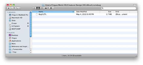 zbrush tools suddenly read only as unix executable files on mac os x