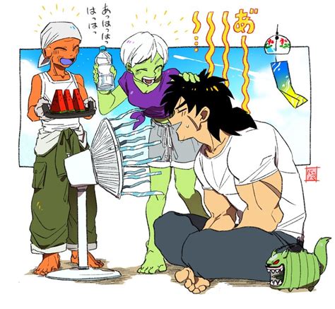 Broly Cheelai Lemo And Bah Dragon Ball And 2 More Drawn By