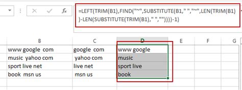 how to remove the first last word from text string in cell free excel