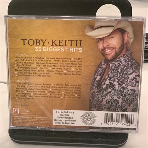 Toby Keith 35 Biggest Hits 35 Track 2 Cd Set Sealed New See Pictures