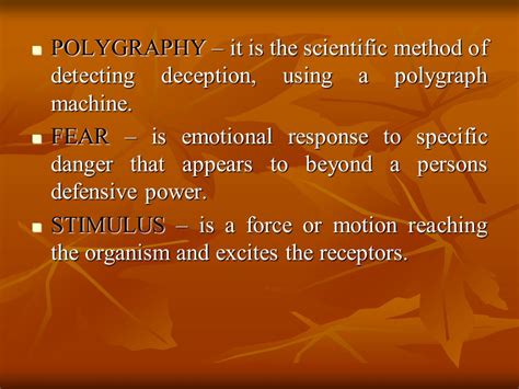 The Science Of Lie Detection Ppt Download
