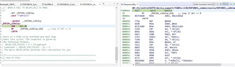 ccs tms320f28035 when running a program in flash it stops in delay