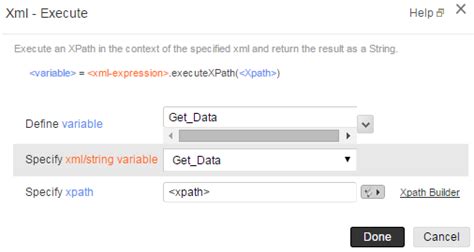 execute xml