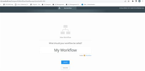 k2 five 5 5 viewflow redirects to “new workflow” page instead of