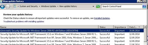 how to remove installed updates in windows 10 and windows