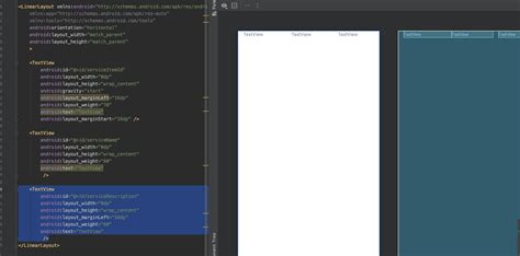 xml why can t i add more than 2 elements in my horizontal linear