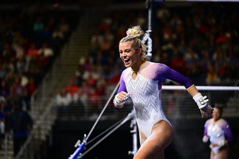 Lsu Gymnast Olivia Dunnes Tiktok Video Goes Viral After Sec
