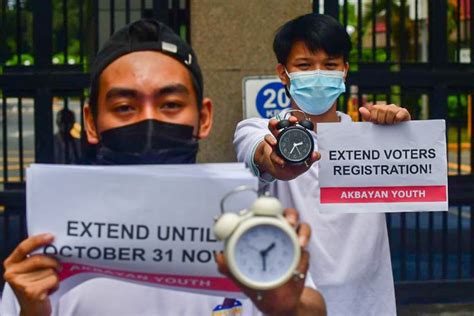 Youth Groups Want Voter Registration Period Extended Abs Cbn News