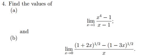 calculus finding limits of functions by considering factorizations