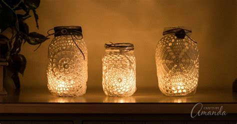 Doily Luminaries Home Decor Wedding Centerpieces