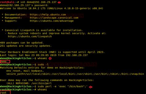 linux for pentester perl privilege escalation hacking articles