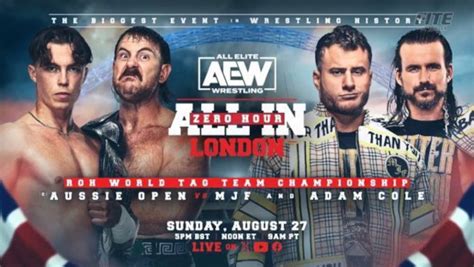 Aew Rampage Notes Aussie Open Accepts Roh Tag Titles Match Saraya