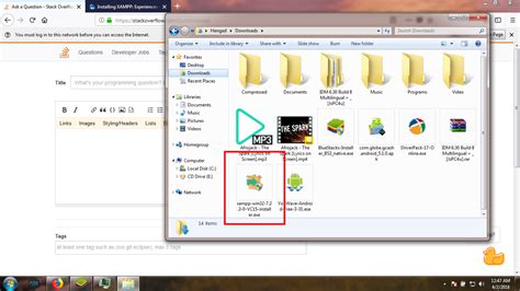 xampp installation stuck at bitnami logo stack overflow
