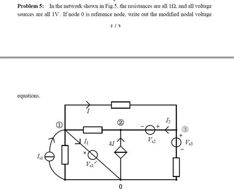 solved problem 5 in the network shown in fig 5 the