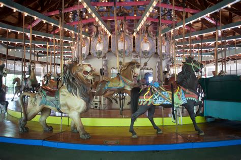 over a century old a carousel is given landmark status the new york