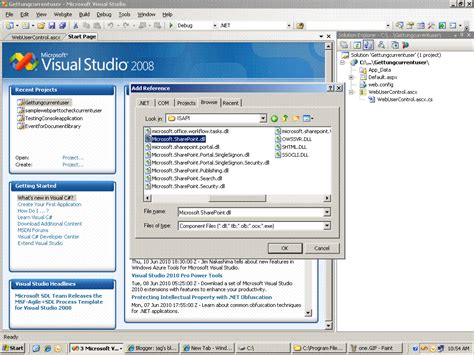 sharepoint blog creating and deploying customwebpart using usercontrol