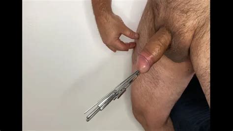 17 Extreme Urethral Sounding Multiple Different Objects Stuffed In
