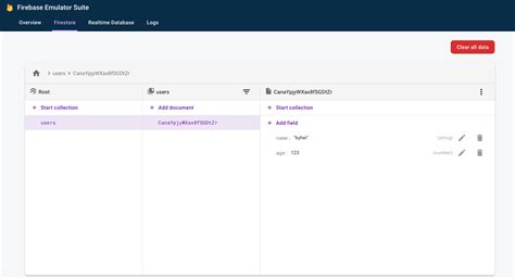 launch firebase local emulator suite in docker