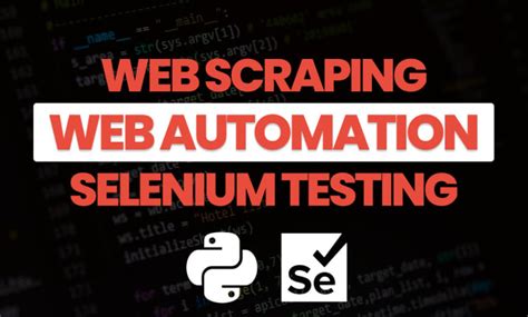 write selenium bots in python to automate tasks by kaganatalay fiverr