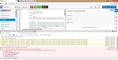 angularjs getting empty page after adding ui router stack overflow