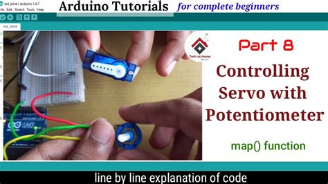 Control Servo Motor With Potentiometer Code Explained Using Map