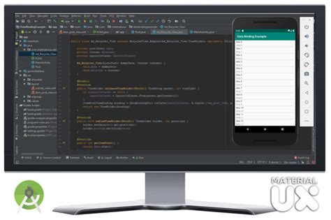 simple data binding library example material uiux