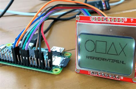 nokia 5110 display aansluiten op een raspberry pi raspberrytips nl