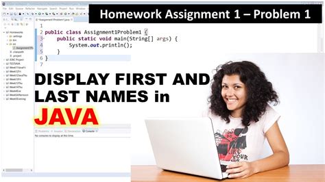 display first and last names in java java assignment 1 problem 1