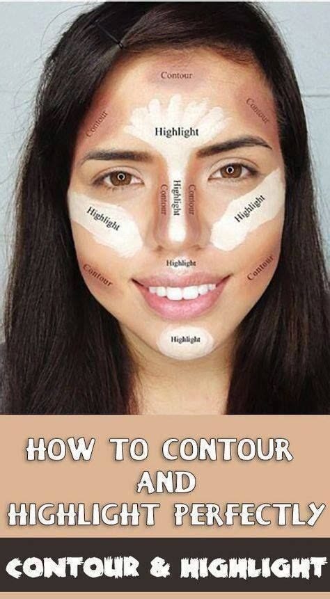 How To Contour And Highlight Face Contouring Contour Makeup Contouring